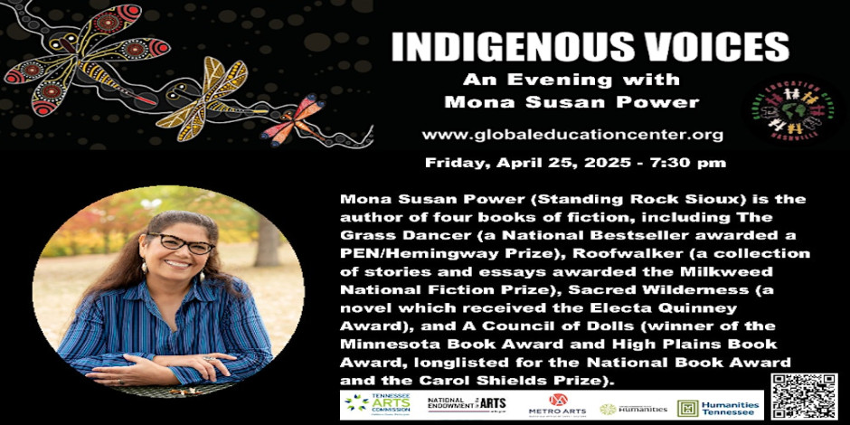 Indigenous Voices: An Evening with Author Mona Susan Power - UNATION