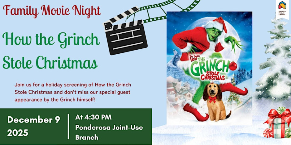 Family Movie Night: Dr. Seuss' How the Grinch Stole Christmas ©Warner ...