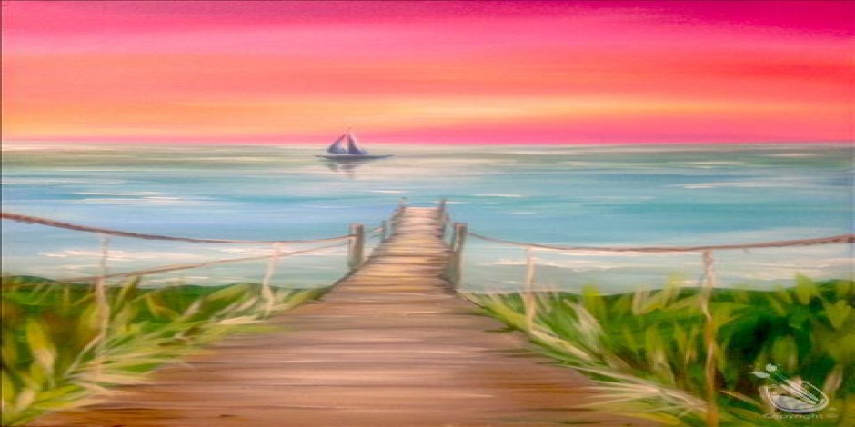 Caribbean Boardwalk Sunset - UNATION