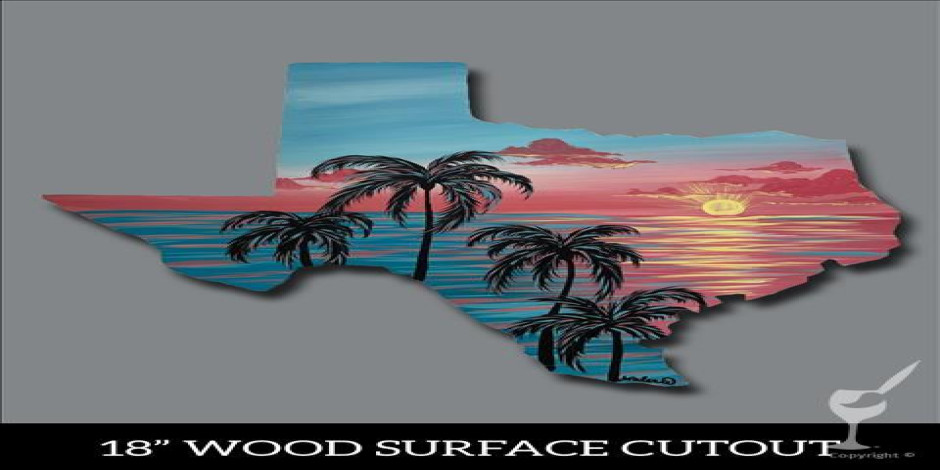 Cotton Candy Skies Over Texas Cutout - UNATION