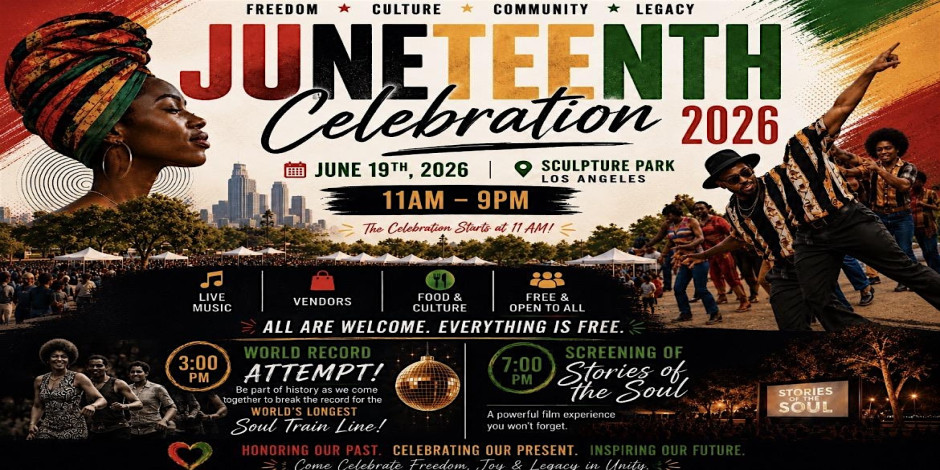 Soul Train: Juneteenth Celebration 2026 & World Record Attempt! - UNATION