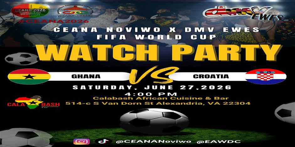 DMV Ewes Fifa World Cup Ghana vs Croatia Watch Party Alexandria Tickets ...