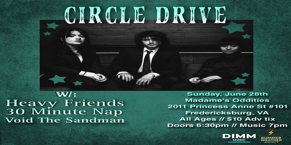 Circle Drive Live @ Madame's Oddities Fredericksburg Tickets - 06/28 ...