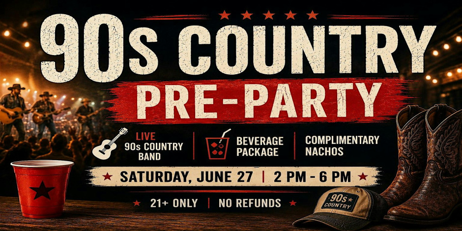 90s Country Concert Pre-Party Nashville Tickets - 06/27/2026 - UNATION