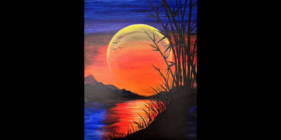 Bamboo Sunset - Paint and Sip in San Francisco | Classpop!™ - UNATION