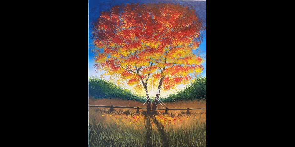 Awesome Autumn Sunrise - Paint and Sip in Phoenix | Classpop!™ - UNATION
