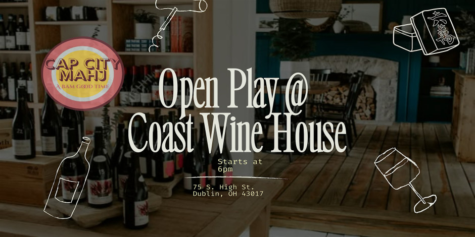 American Mahjong Open Play @ Coast Wine House - UNATION