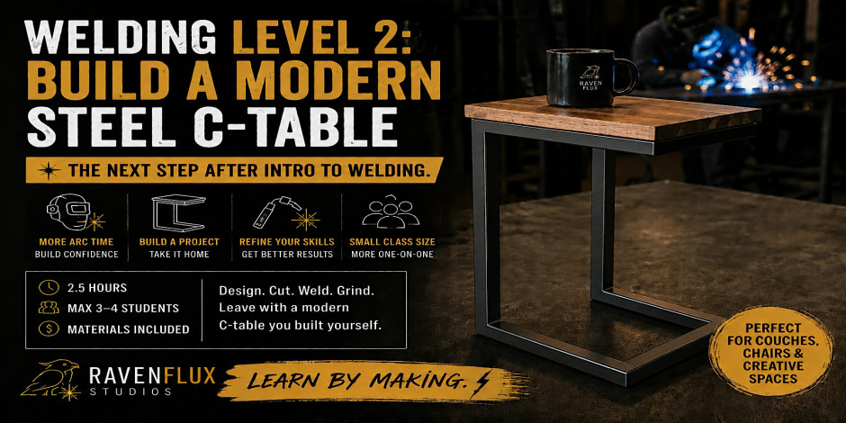Build a Modern Steel C-Table | Welding Level 2 - UNATION