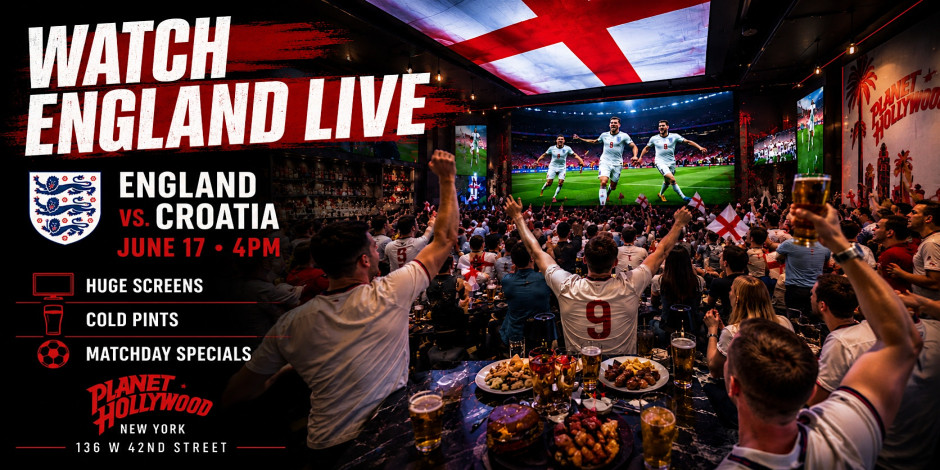 England World Cup Watch Party | Times Square NYC - UNATION