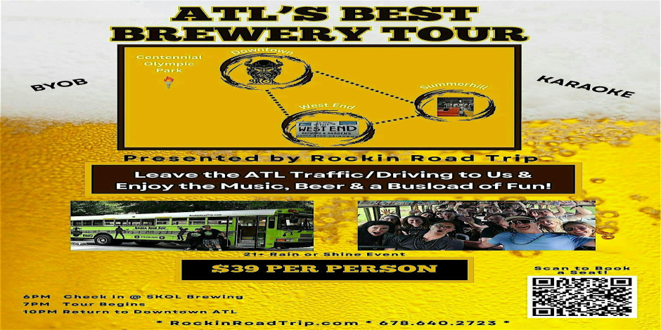 ATL's Best Brewery Tour on FRI 6/26 - UNATION