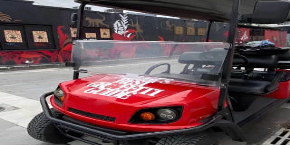 Miami's Best Graffiti Guide - VIP Golf Cart Tour - 2-5 ppl - UNATION